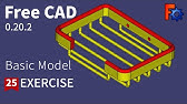 FreeCAD Tutorial for beginners,basic model exercise-29 - YouTube