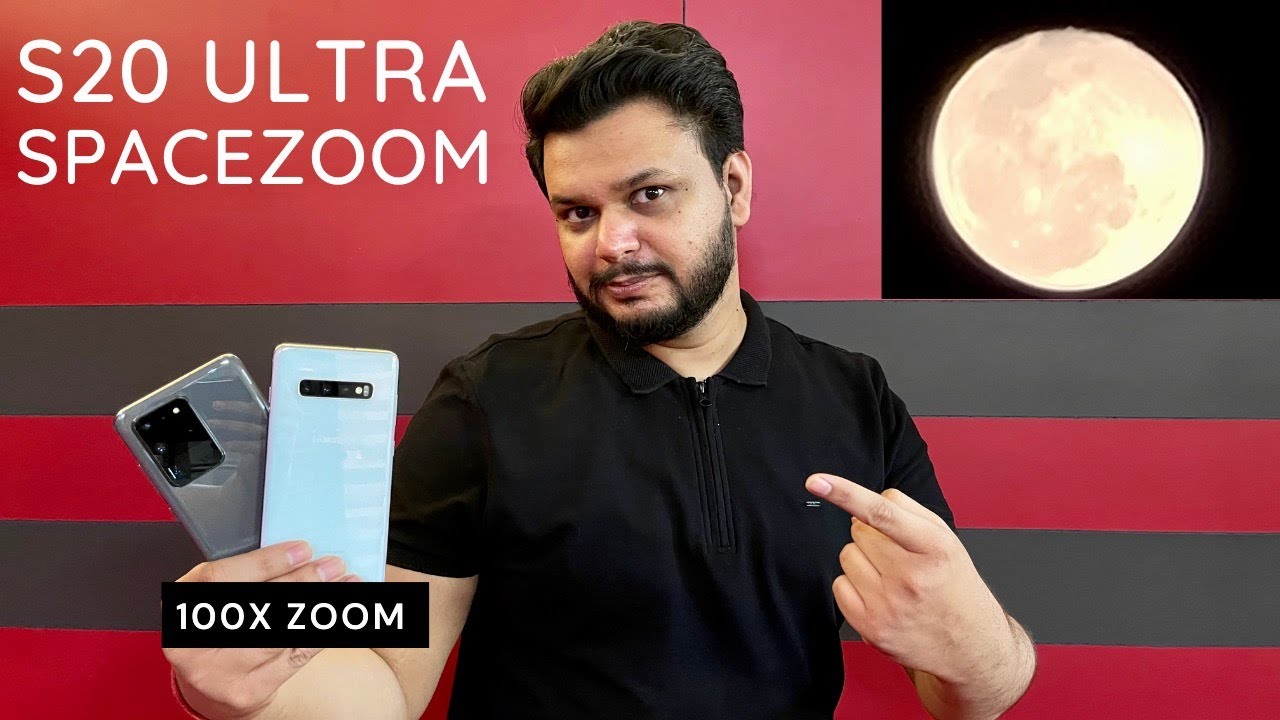 Samsung Galaxy S20 Ultra Moonshot | 100X SPACE ZOOM tested | Can it ...
