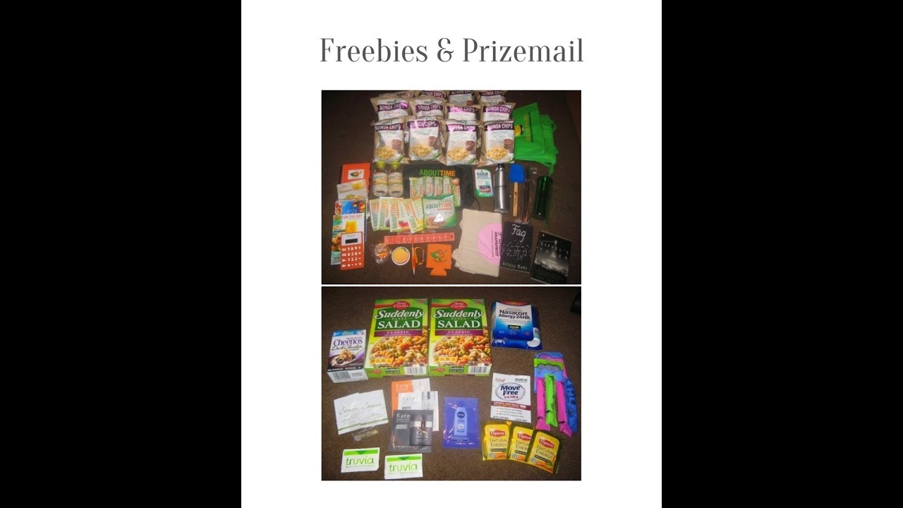 Freebies Products to Review & Prize Mail June 1, 2014 - YouTube