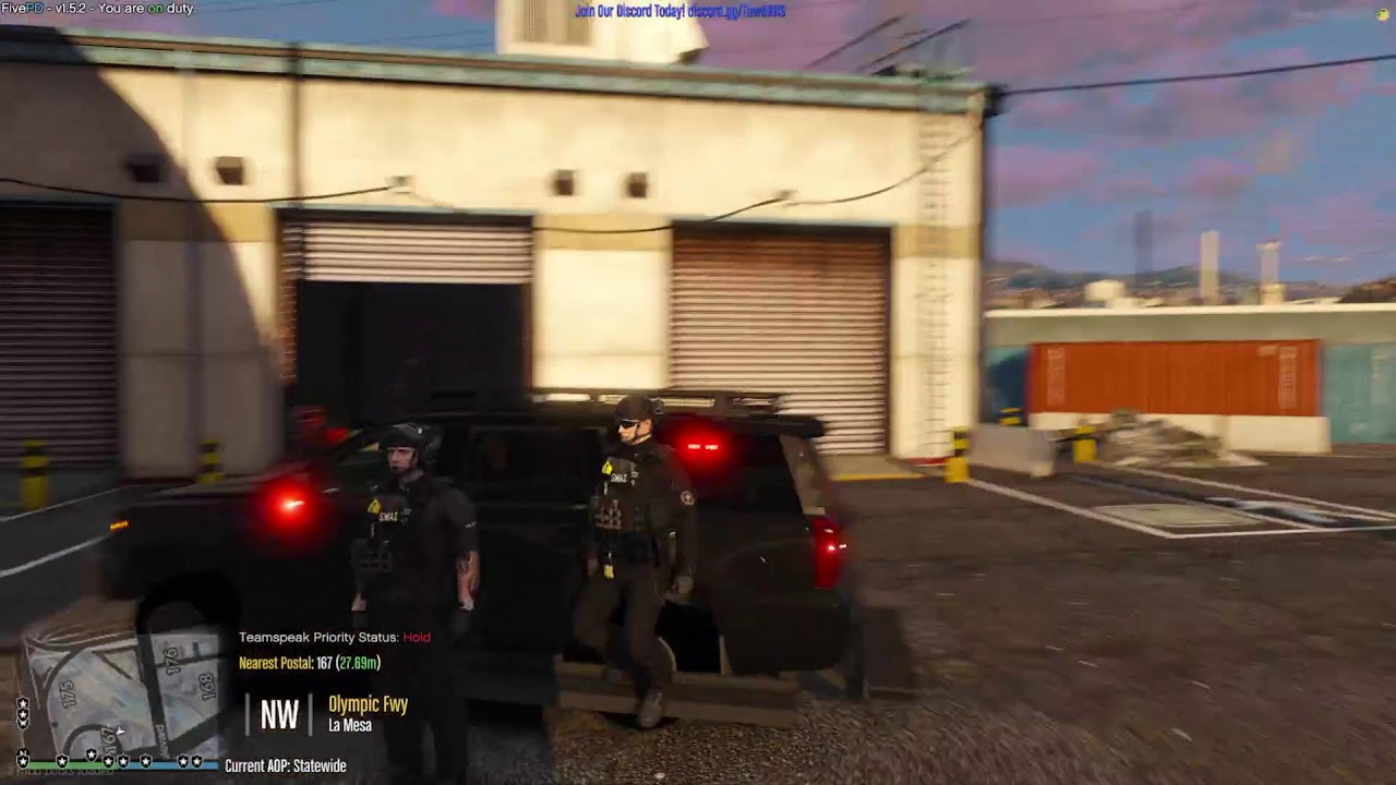 TSDOJ FivePD [FiveM] LAPD Captain Patrol. - YouTube