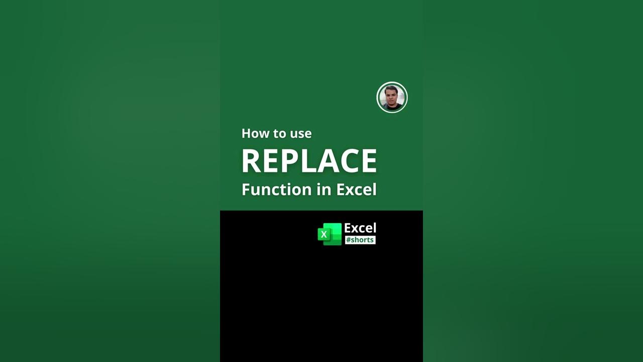 How to use REPLACE Function in Excel #shorts 😊 - YouTube