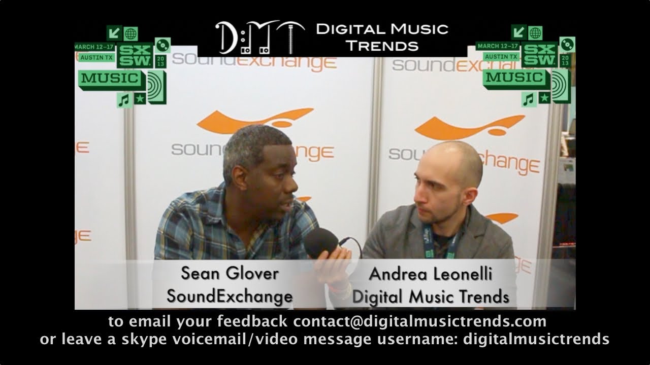 Sean Glover, Artist Relations at Soundexchange - DMT @ SXSW 2013 - YouTube