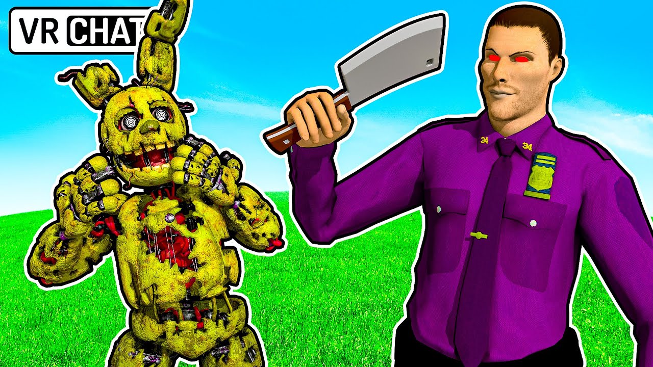 Springtrap SAD ORIGIN STORY in VRCHAT - YouTube