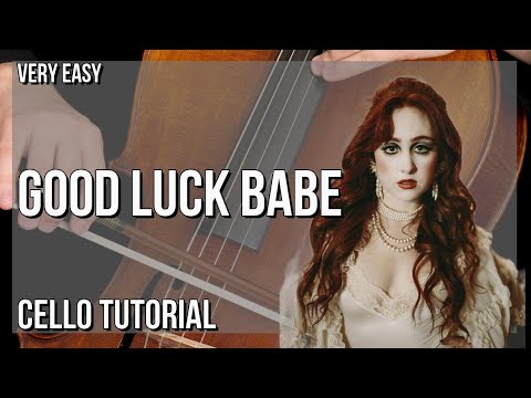SUPER EASY: How to play Good Luck Babe by Chappell Roan on Cello (Tutorial) - YouTube