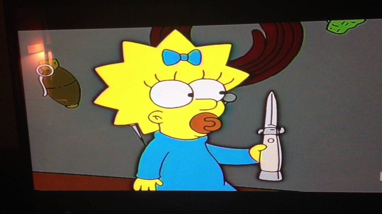 Maggie mugs Marge - YouTube