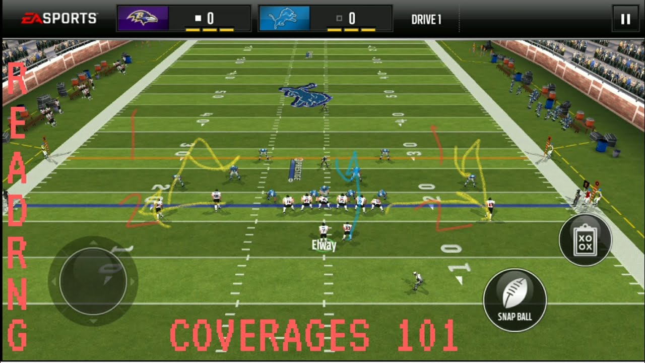 HOW TO READ COVERAGES IN MADDEN MOBILE!! IN DEPTH BREAKDOWN ON HOW TO ...