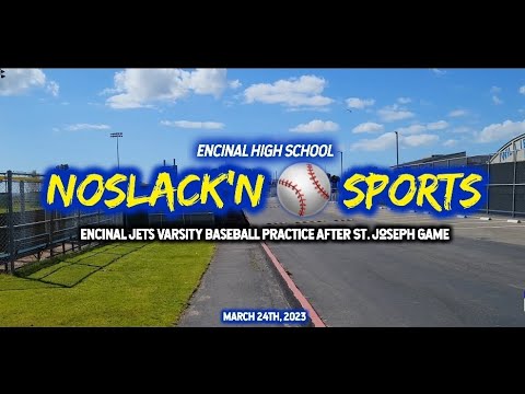 Encinal Jets Varsity Baseball Practice After St.Joseph Game - YouTube