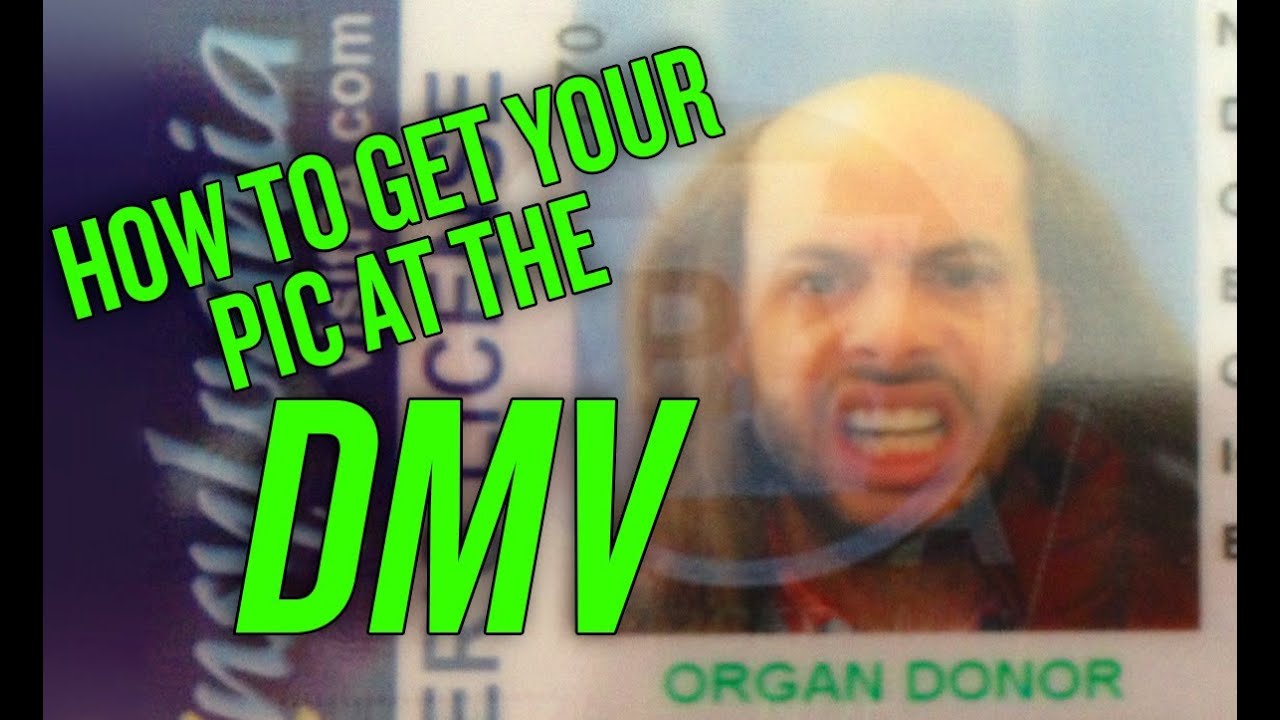 How to Get Your Picture at the DMV - YouTube