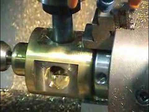 Fadal CNC Mill Machining Brass multi axis - YouTube