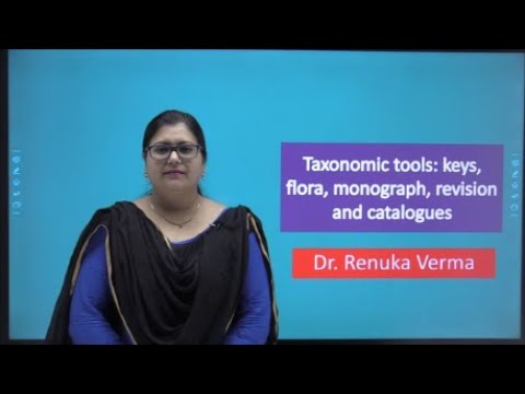 Taxonomic tools: keys, flora, monograph, revision and catalogues - YouTube