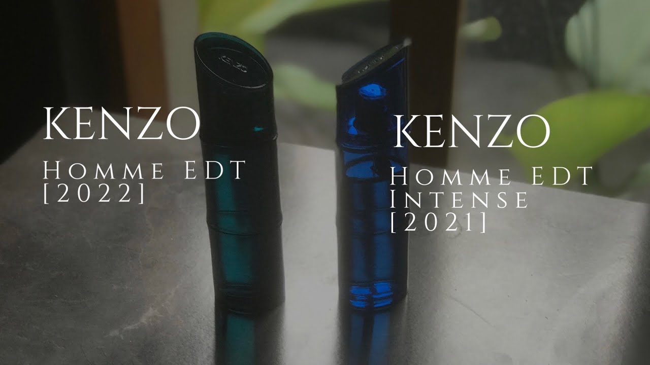 KENZO Homme: EDT [2022] VS EDT Intense [2021] #fragrance #kenzo - YouTube