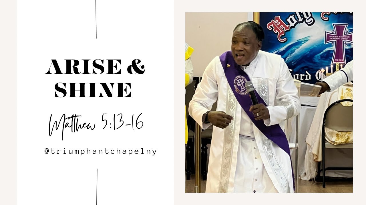 Sunday Sermon || ARISE AND SHINE|| SP. AP PROPHET DR. MOSES ADEYEMI JP ...