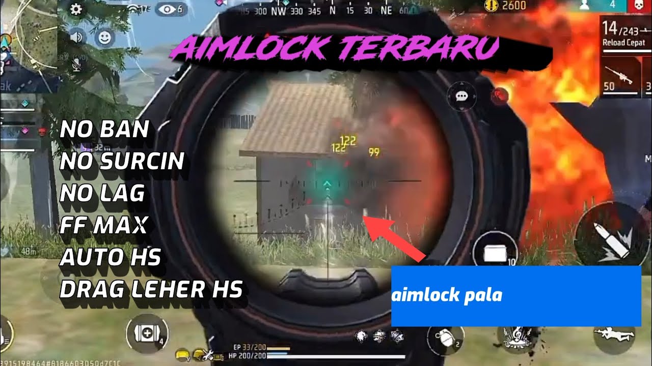 Aimlock badan aimlock kepala no trik no ban no bypass psang sung main - YouTube