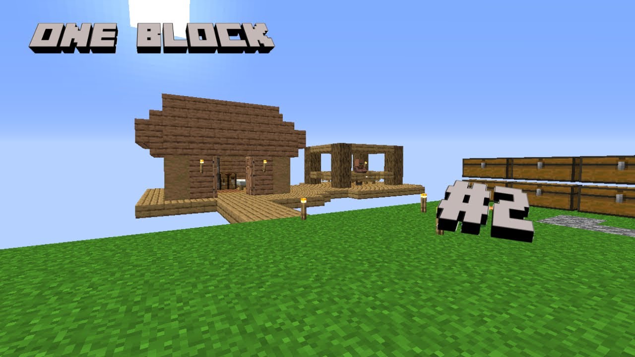 ONE BLOCK #2 | Mở Rộng Đảo Và Xây Nhà | Expanding the Island and ...
