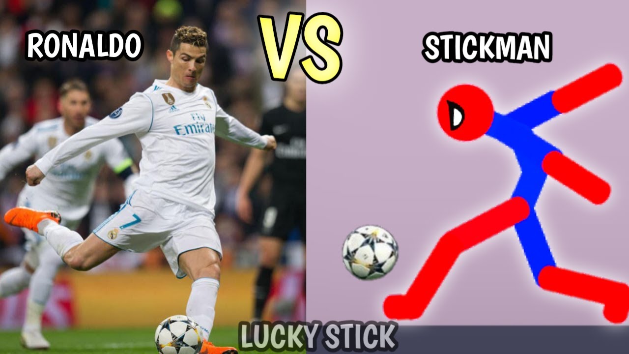 Cristiano Ronaldo vs Stickman | Stickman Dismounting funny and epic ...