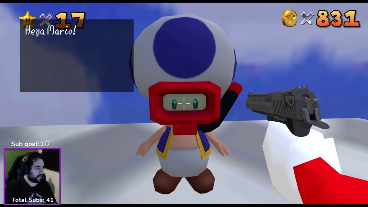 Super Mario 64 WITH GUNS | Part 2 - YouTube