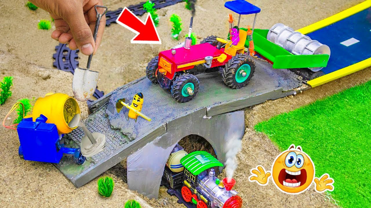 DIY Mini Bulldozer to Support Heavy Vehicles and Mow Grass for Cows ...