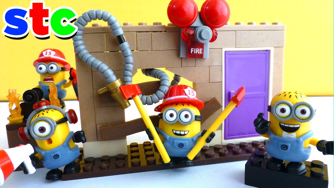 Minions Mega Bloks Bomberos Fire Rescue en Español - YouTube