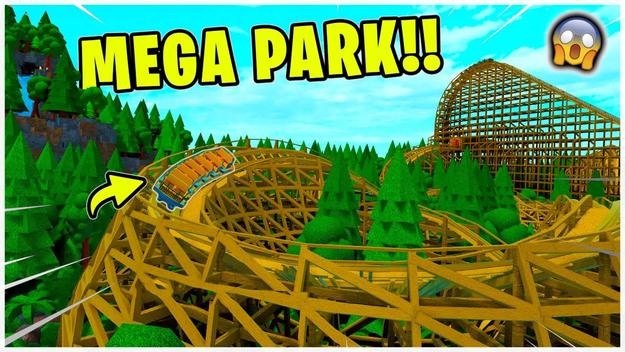 Incredible *WOODEN COASTER* Mega Park in Theme Park Tycoon 2! - YouTube