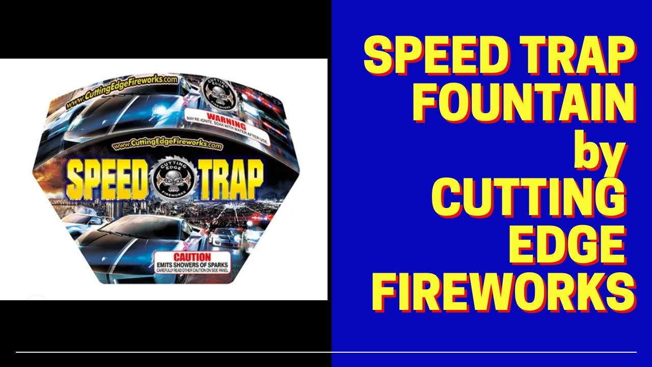 Speed Trap Fireworks Fountain Demo - FSF - YouTube