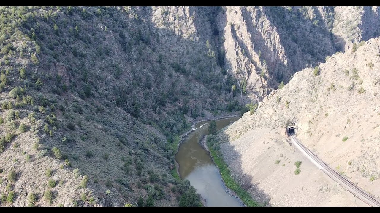 GDMBR - Gore Canyon on Colorado River near Radium - YouTube