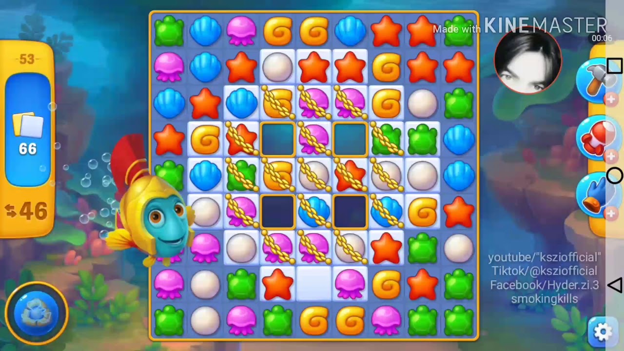 fishdom complete Greece 53 round_1080p - YouTube