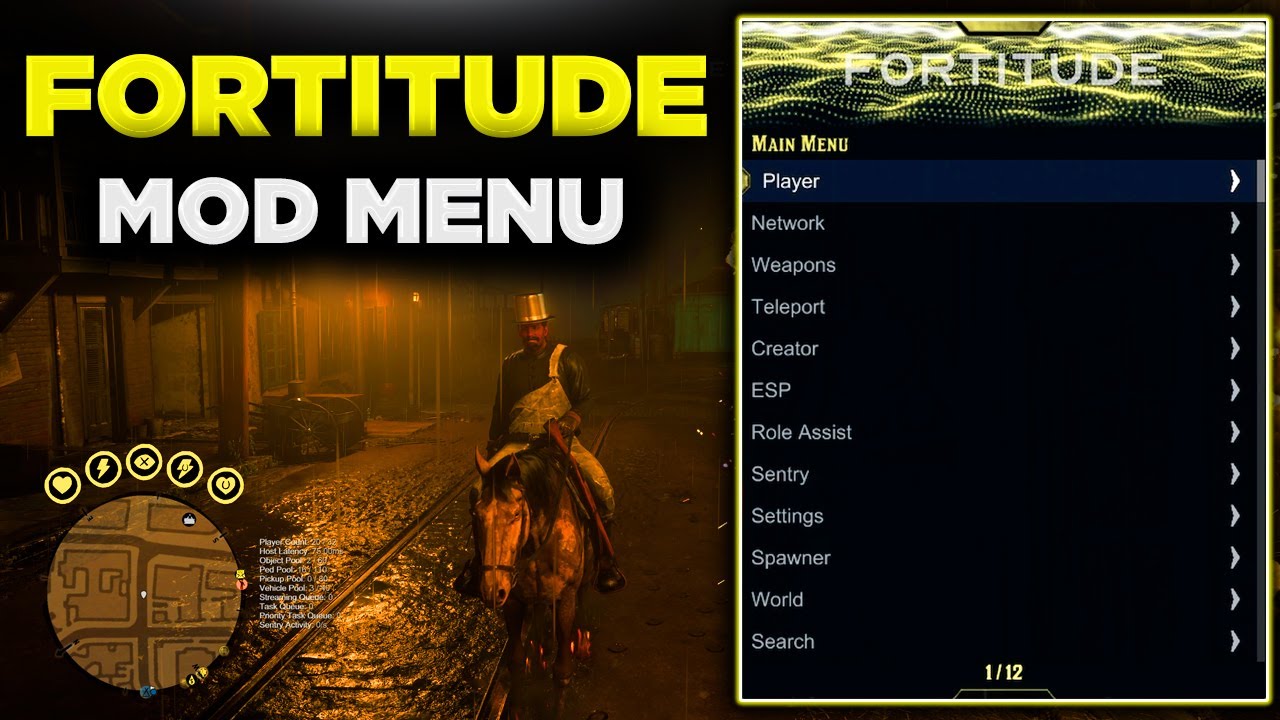 Fortitude Mod Menu: The Game Changer for Red Dead Redemption 2 - YouTube