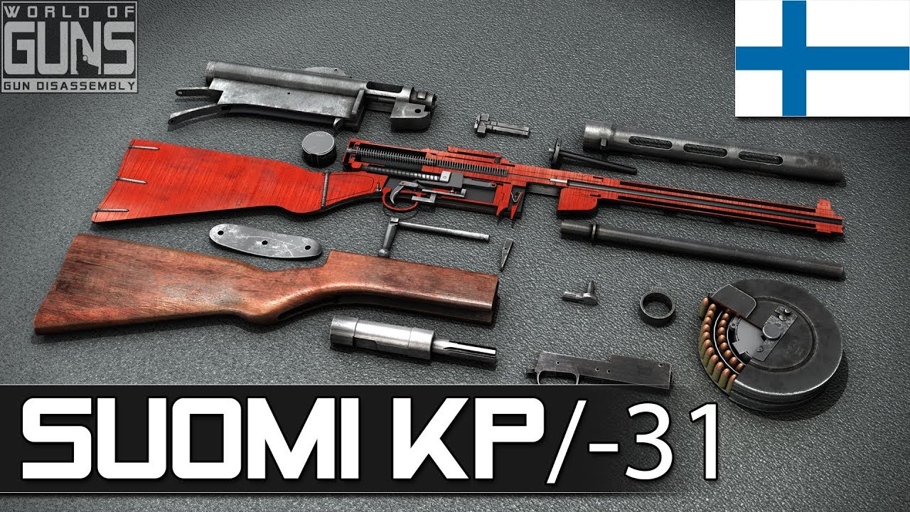 How Suomi submachine gun works! - YouTube