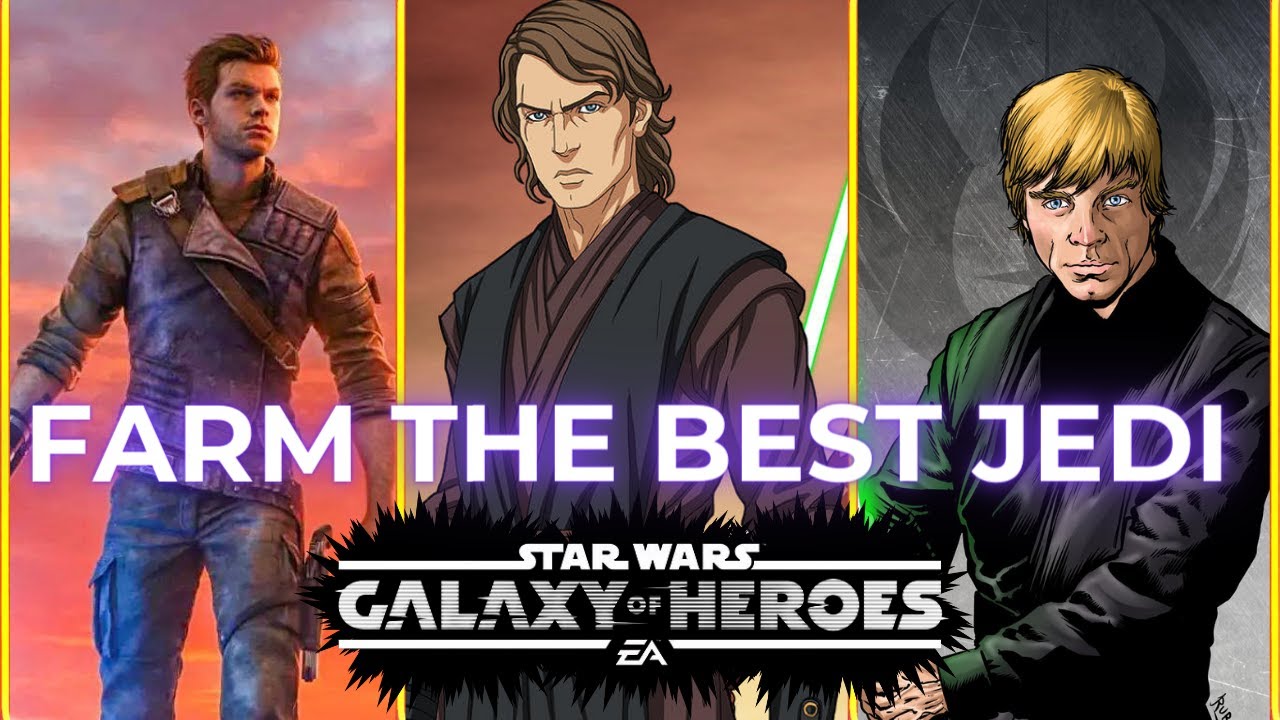 BEST Jedi Farm Priority in SWGOH - YouTube