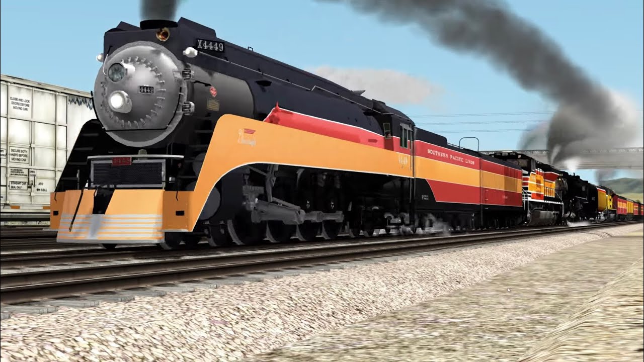 Train Simulator Classic SP 4449 and up 844 double headers out of LA ...