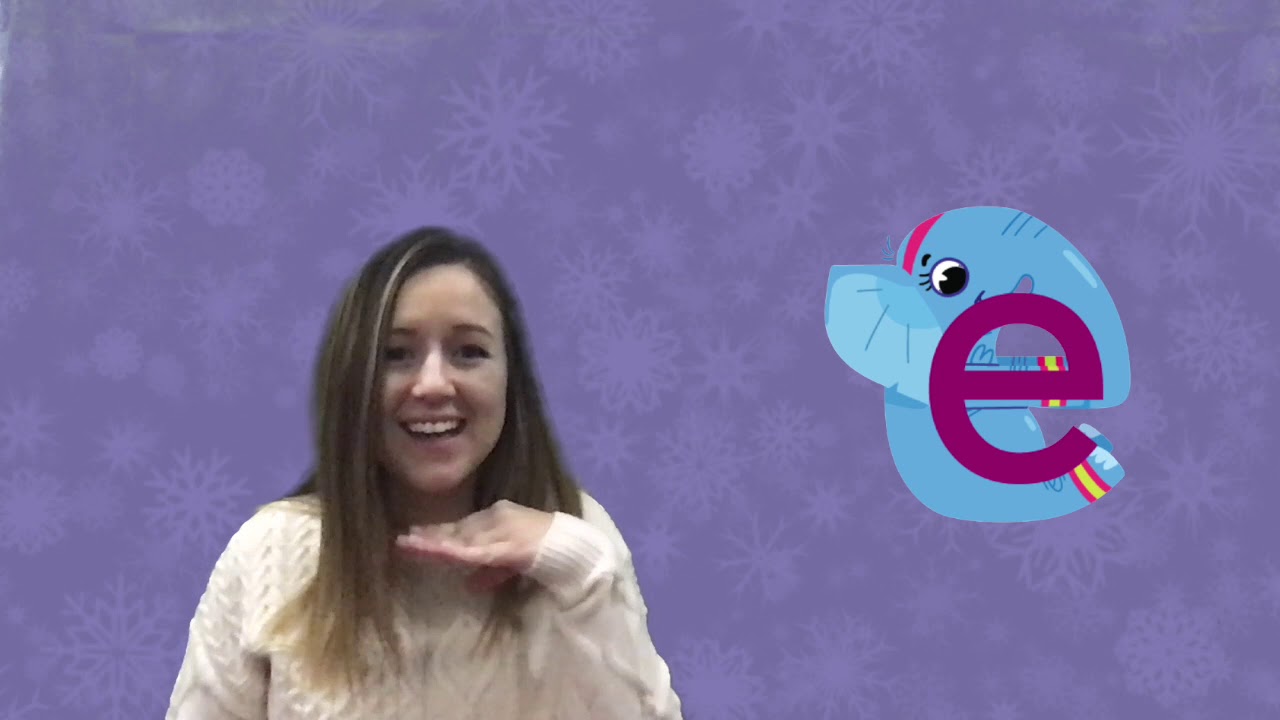 Letter E: Meet Ethel the Elephant - YouTube