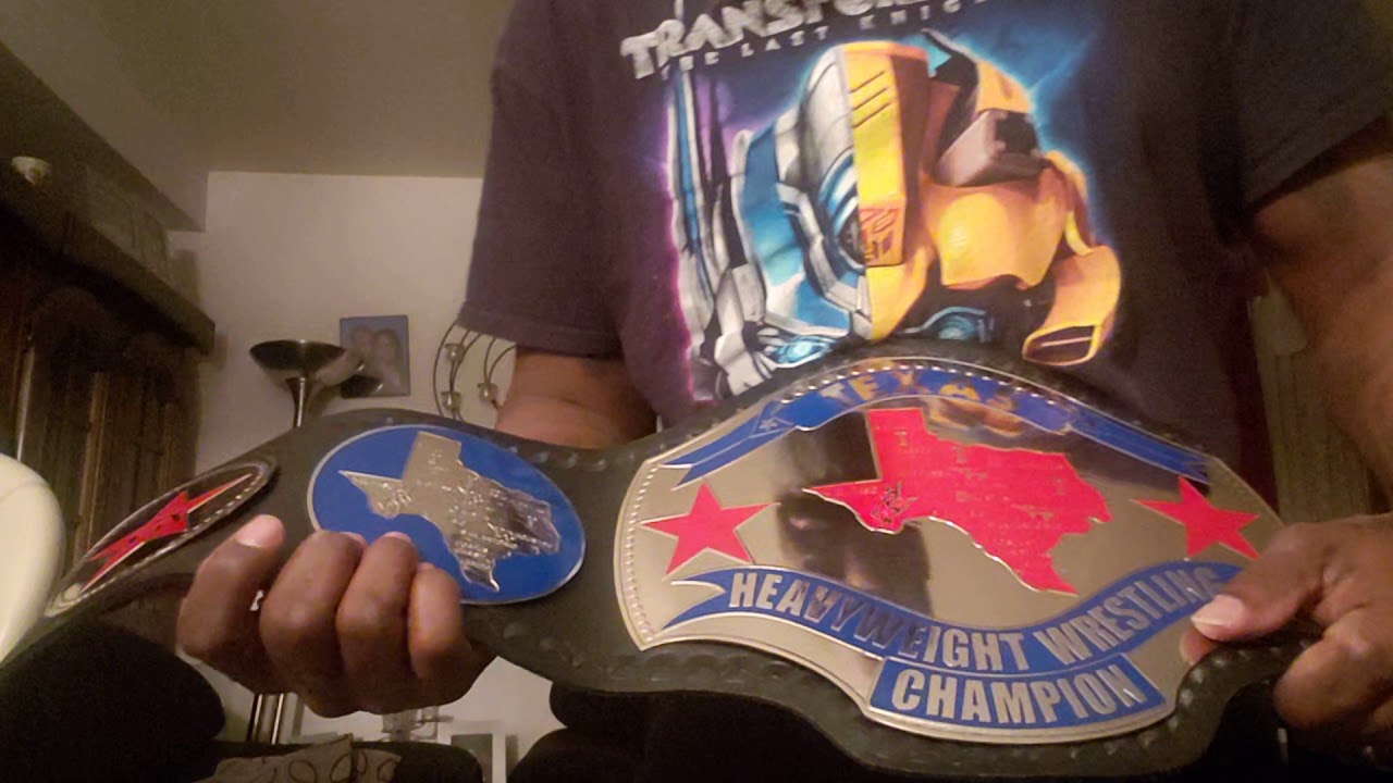 NWA Texas Heavyweight Wrestling Championship Belt Unboxing - YouTube