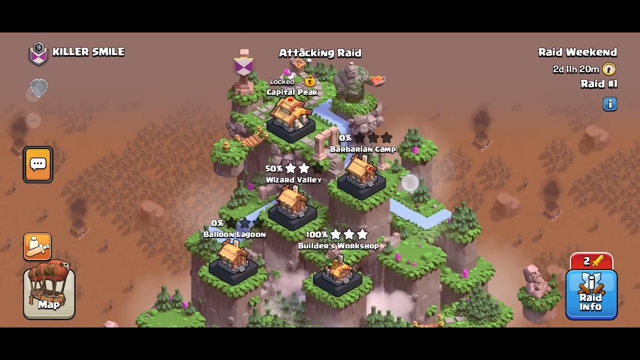 Raid attack Clash of clans part 2 coc raid attack part 2 - YouTube