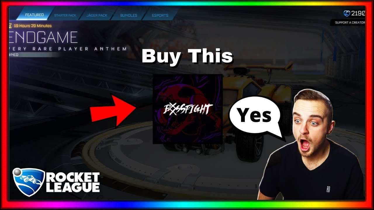 How to Get The EndGame Anthem (Rocket League®) - YouTube