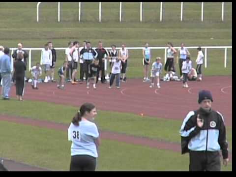 Airdrie Harriers Championships U13 Boys 100m 2007 James Higgins - YouTube