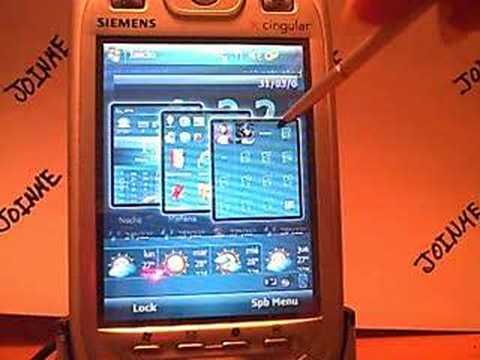 Siemens SX66 HTC Blue Angel - YouTube