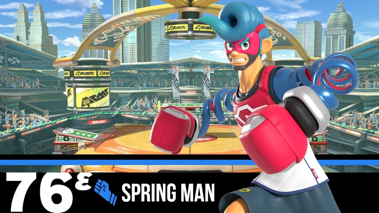 Super Smash Bros. Ultimate Spring Man Echo Fighter Mod - YouTube