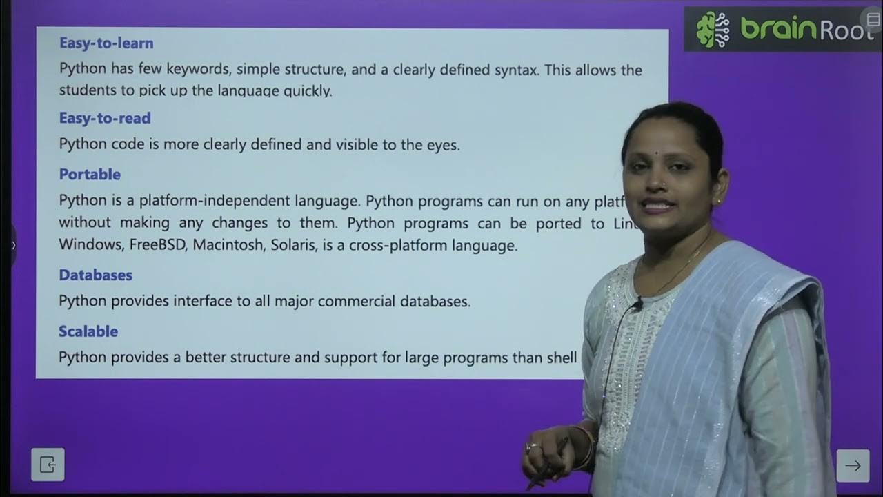 BRAIN ROOT AI ARTIFICIAL INTELLIGENCE CLASS 6 CHAPTER 6 PROGRAMMING WITH PYTHON - YouTube