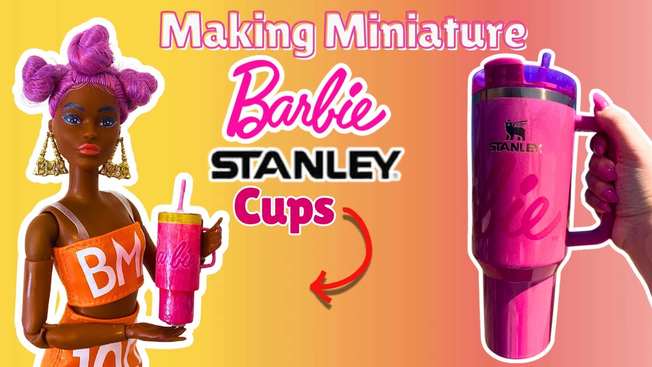 DIY Miniature Stanley Cup🥤| FREE Printables 💖💖 - YouTube