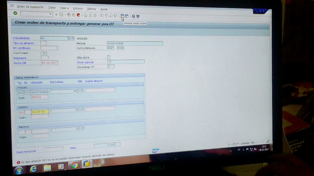 SAP como buscar la ubicación de un material Ls24 - YouTube