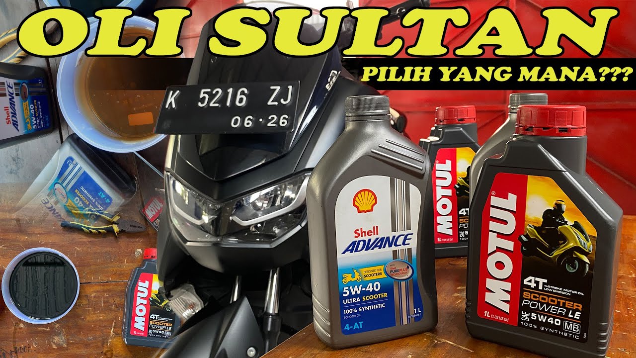 Review Oli Motul Scooter Power LE VS Shell Advance Ultra Scooter - YouTube