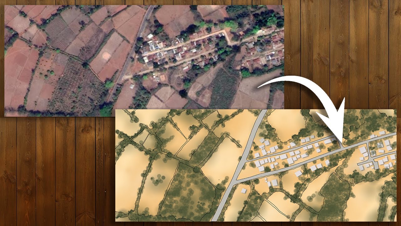 Create your own Color Themed Map using Procreate | Ipad Pro Tutorial ...