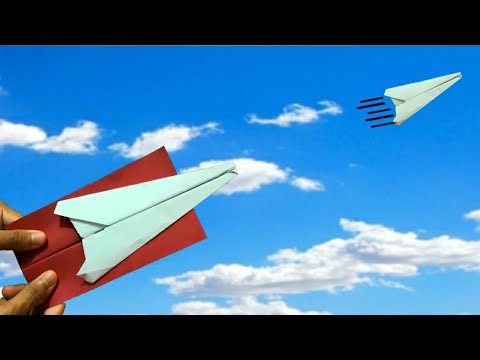 DIY - How To Make a Paper Plane Launcher | Paper Airplane - YouTube