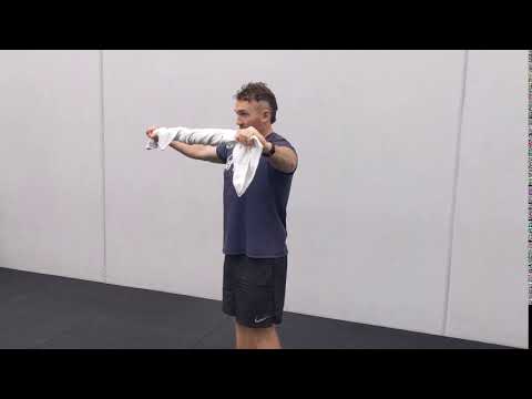 Towel Pull Apart Isometric Hold - YouTube