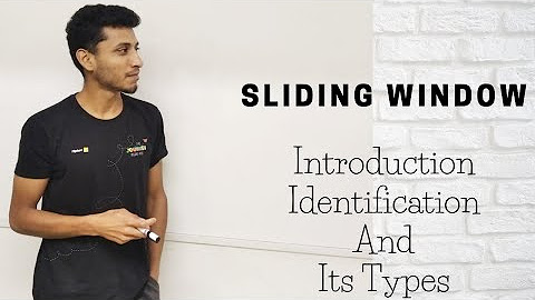Sliding Window Algorithm | Face to Face Interviews - YouTube