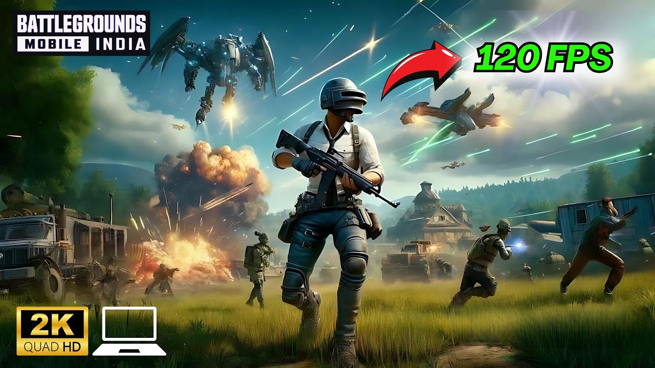 BGMI 3.2 Mecha Fusion Gameplay on PC | UHD | 120 FPS | MSI App Player ...