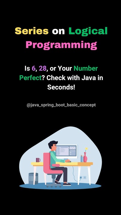 Perfect Number in Java | Simple & Clear Explanation for Beginners #ytshorts #coding #java # ...