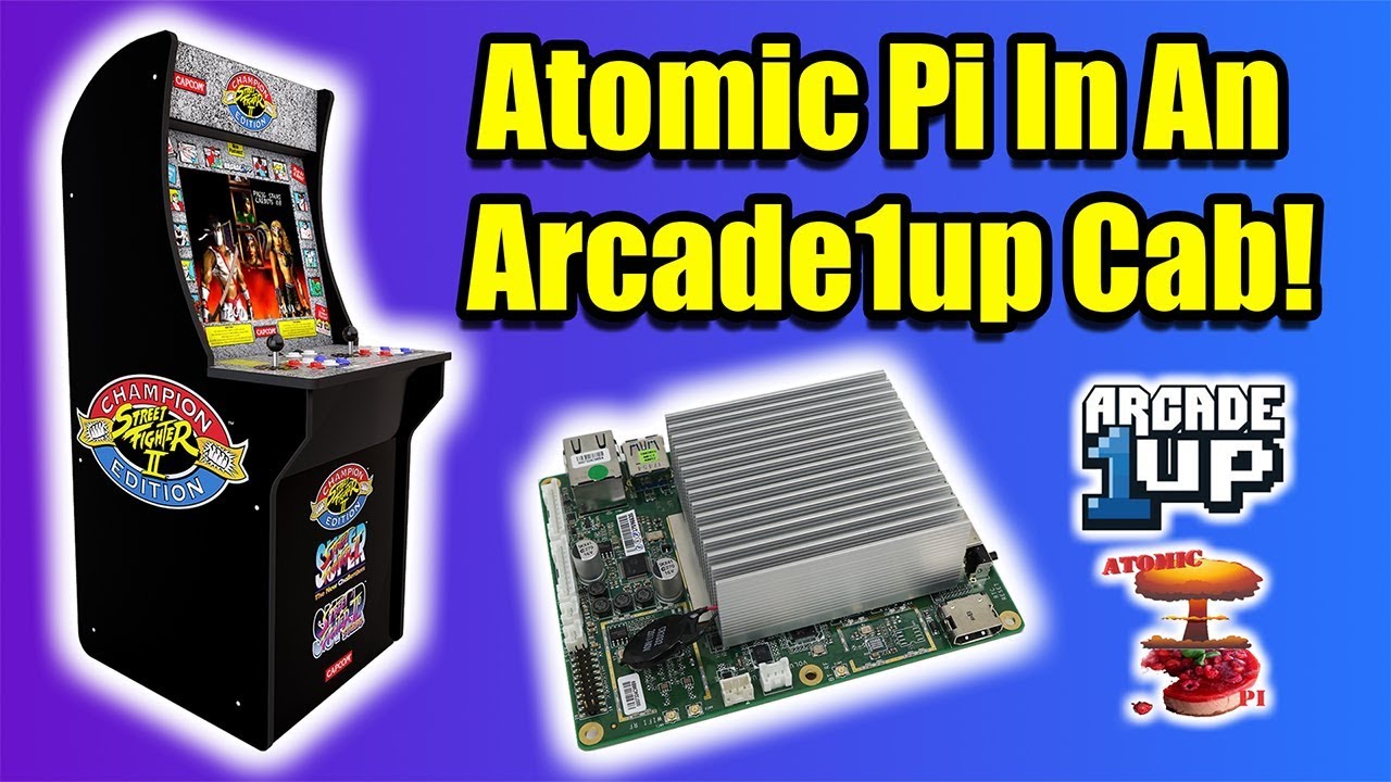 Atomic Pi In An Arcade1Up Cabinet - Linux + RetroPie X86 - YouTube