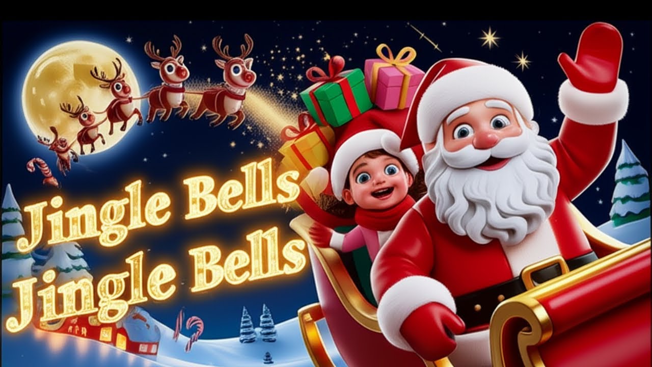 Jingle Bells Christmas Song 2025 | Kids & Toddlers Dance 🎅 Sing Along ...