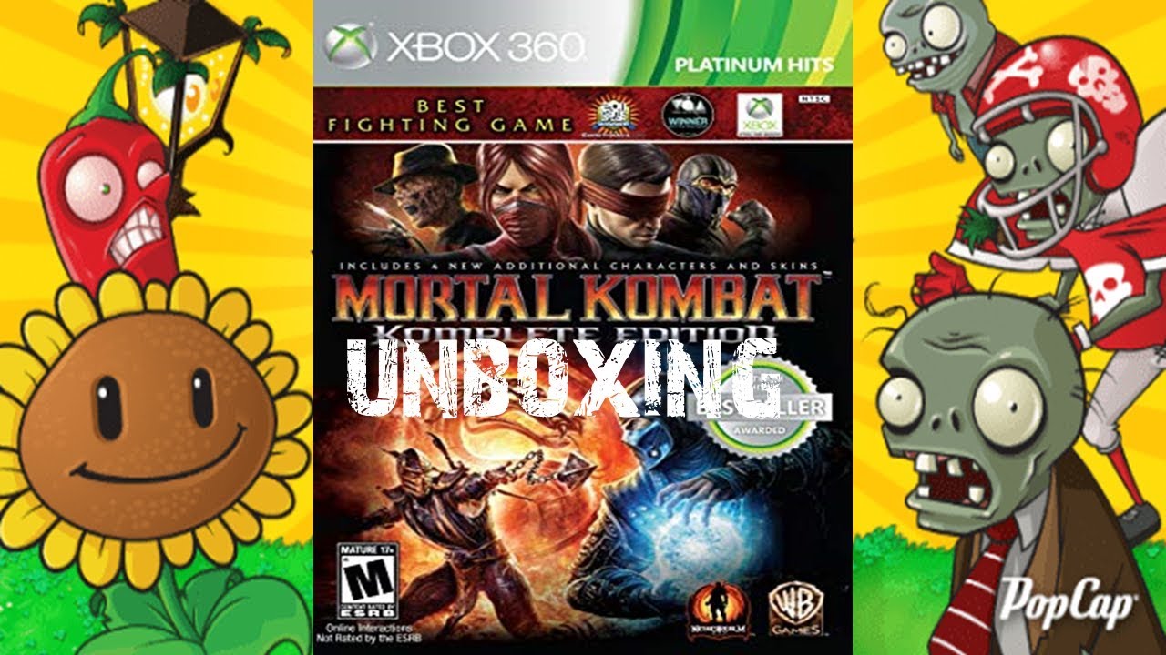 unboxing de mortal kombat 9 komplete edition (xbox 360) - YouTube